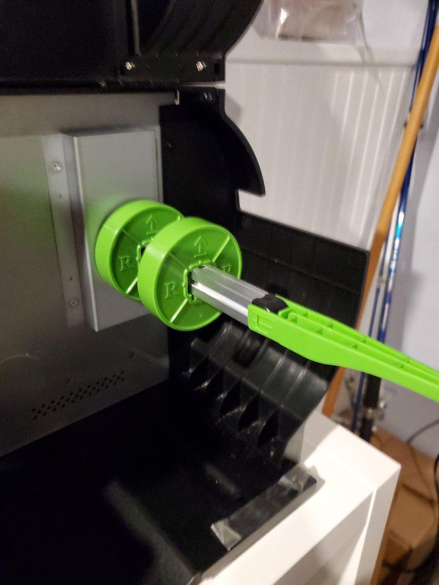 How do I install and calibrate branded paper into my industrial printer?
