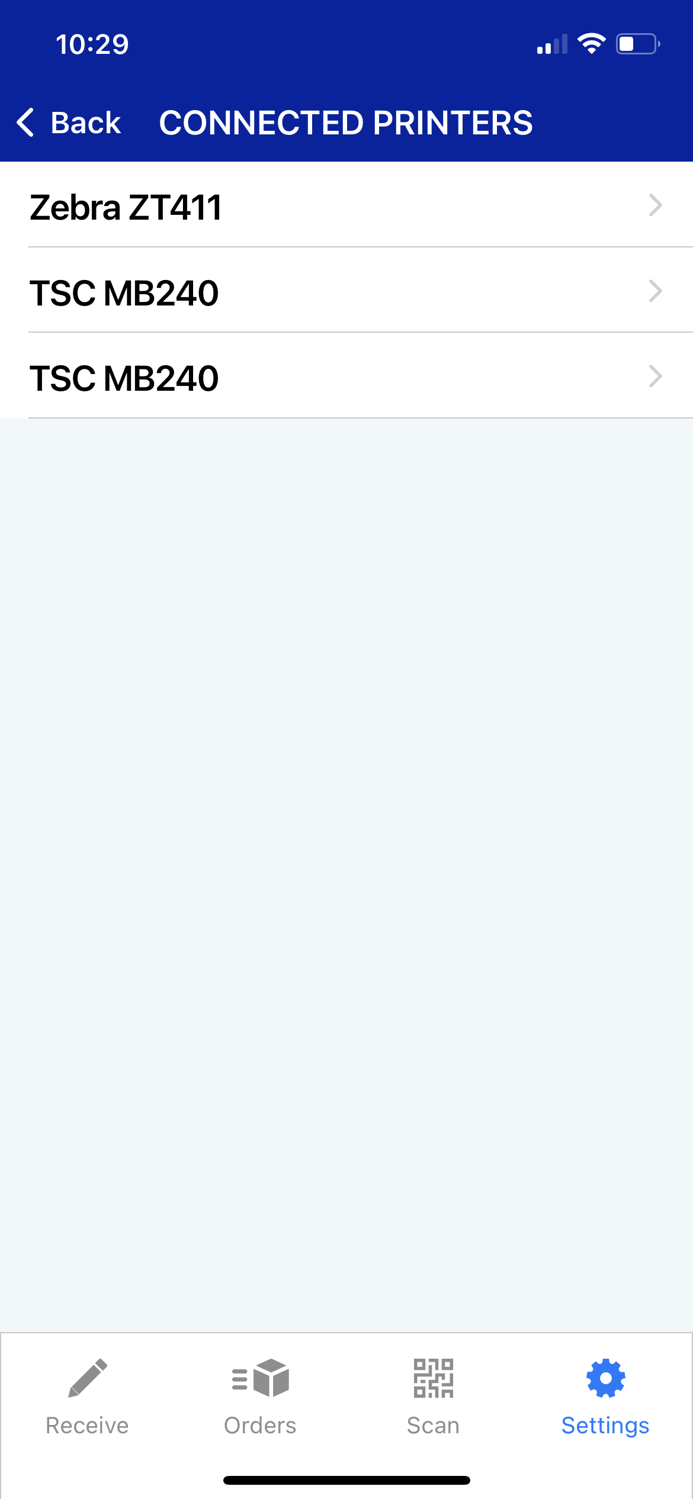 How do I connect to more than one printer?