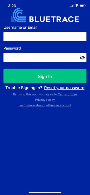 How do I get started with BlueTrace?