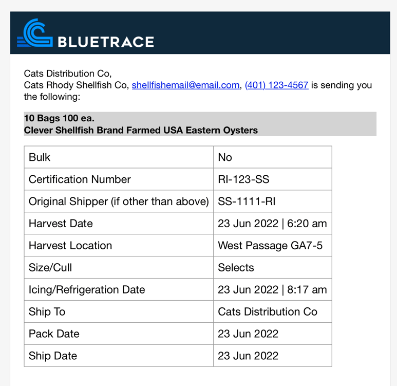 How do I send advanced shipping notices using BlueTrace?