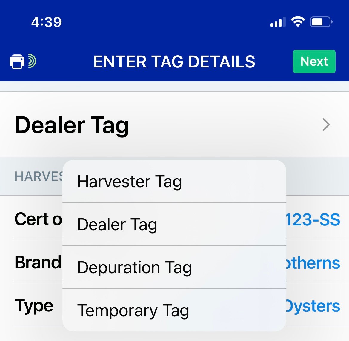 Can I print bulk tags?